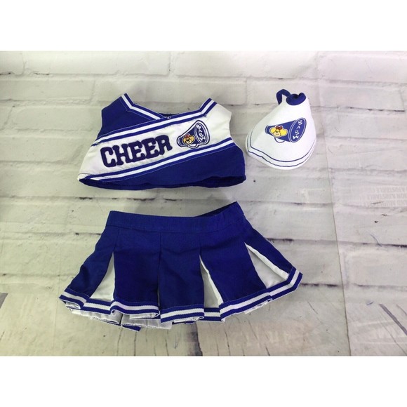 Build-A-Bear | Toys | Build A Bear Babw Mascot Blue Cheerleader Outfit ...